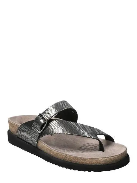 Mephisto Helen Toe-loop Sandal - Grey Havana