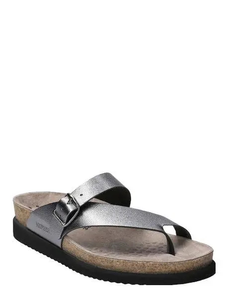 Mephisto Helen Toe-loop Sandal - Grey Odysee
