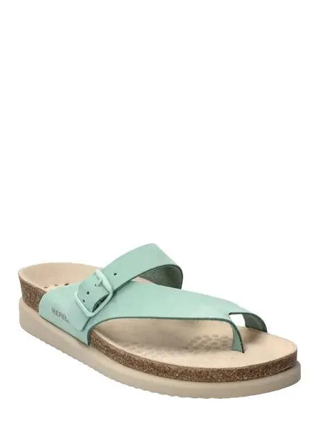 Mephisto Helen Toe-loop Sandal - Light Grass