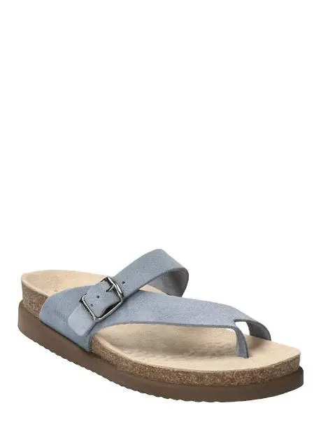 Mephisto Helen Toe-loop Sandal - Sea Blue