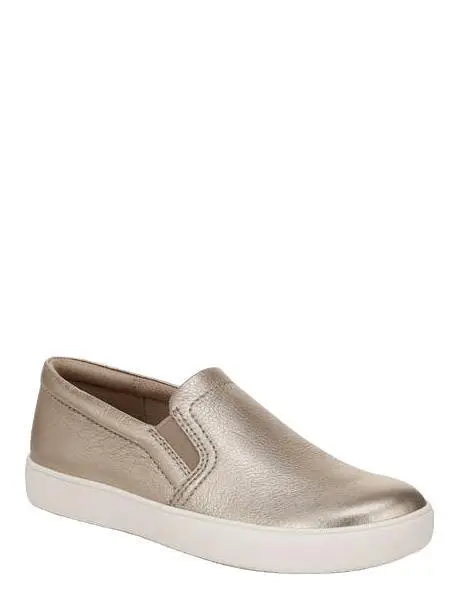 Naturalizer Marianne Slip-on Sneakers - Warm Silver Leather