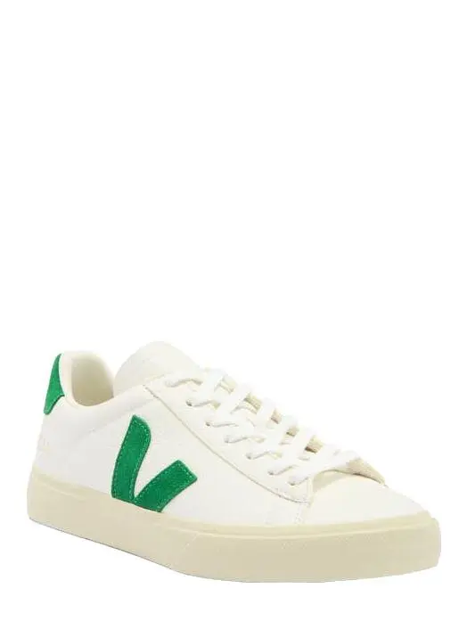 VEJA Campo Sneaker - Extra-white/emeraude