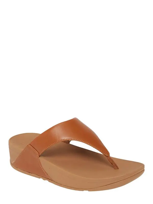 Fitflop Lulu Flip-flop - Light Tan Leather