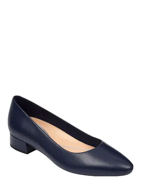 Easy Spirit Caldise Pump - Navy Leather