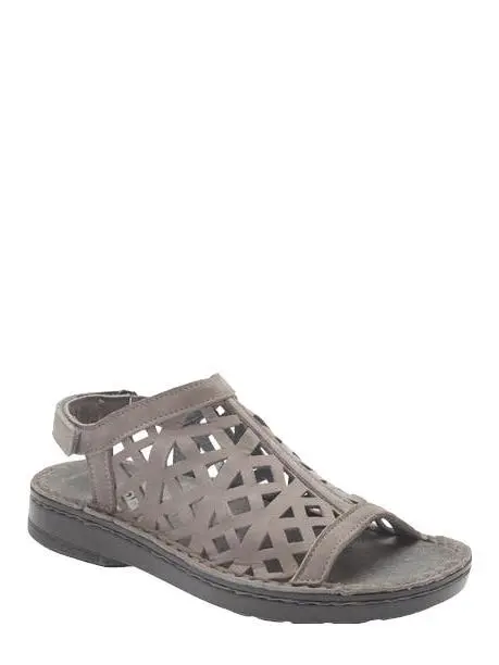 Naot Amadora Slingback Sandal - Smoke Grey Nubuck