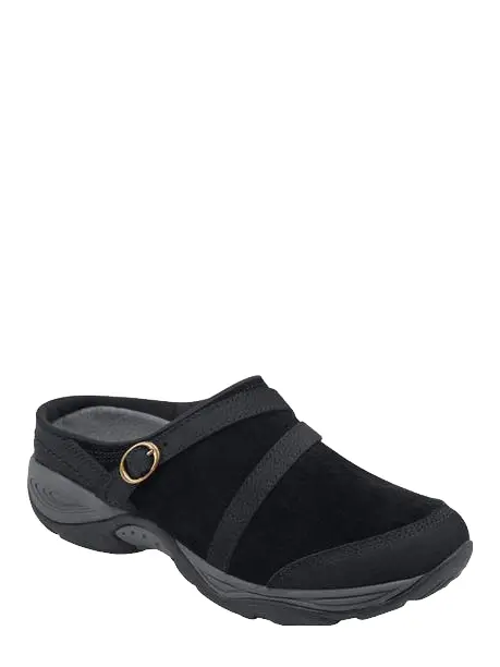 Easy Spirit Equinox Clog - Black Suede