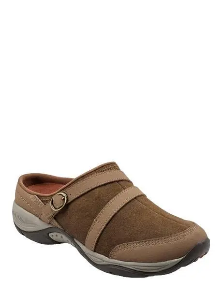 Easy Spirit Equinox Clog - Light Brown Suede