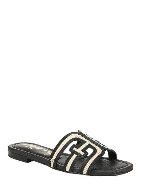 Sam Edelman Bay Cutout Slide Sandal - Linen/black