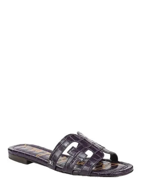 Sam Edelman Bay Cutout Slide Sandal - Winter Violet
