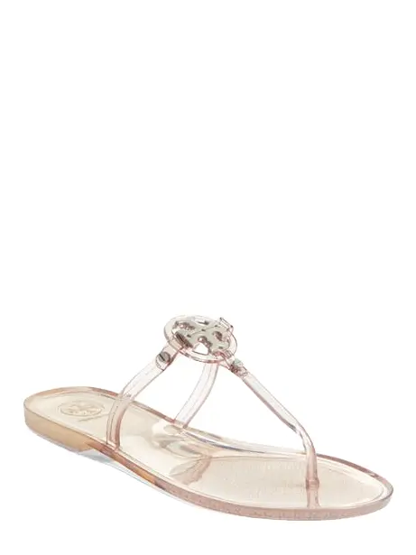 Tory Burch Mini Miller Jelly Thong Sandal - Grey