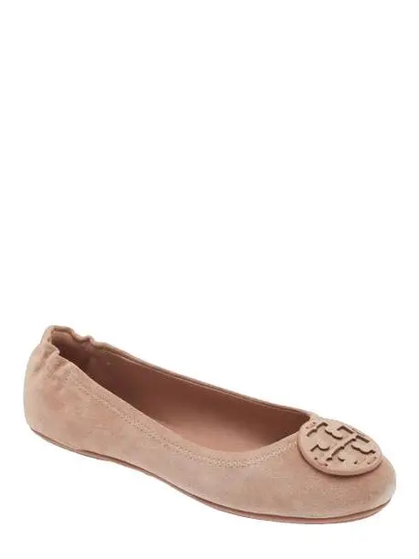 Tory Burch Minnie Travel Ballet Flat - Malva
