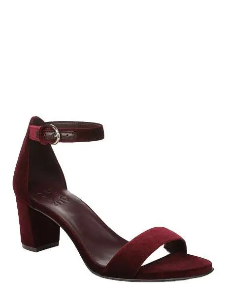 Naturalizer True Colors Vera Ankle Strap Sandal - Cabernet Sauvignon Red