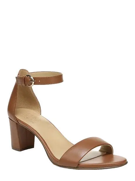 Naturalizer True Colors Vera Ankle Strap Sandal - English Tea Leather