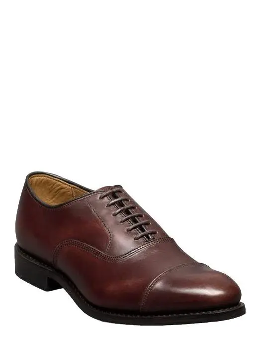 Allen Edmonds Park Avenue Cap Toe Oxford - Chili Burnish