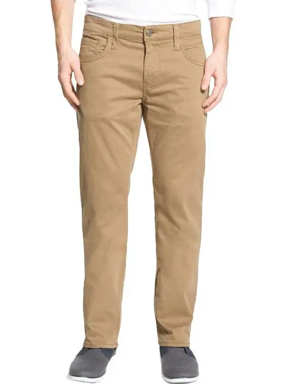 MAVI Zach Straight Leg Twill Pants - British Khaki Twill