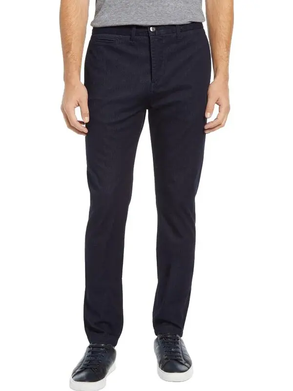 HIROSHI KATO Denit Slim Fit Chinos - Navy