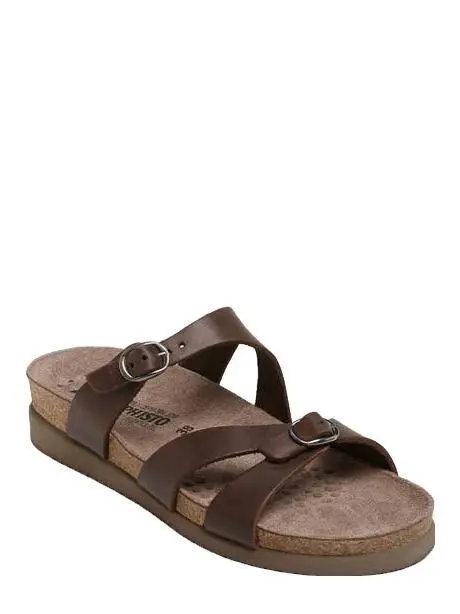 Mephisto Hannel Sandal - Dark Brown Scratch