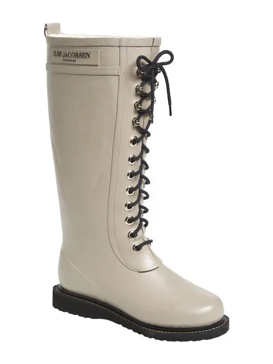 ILSE JACOBSEN Lace-up Rubber Boots - Atmosphere