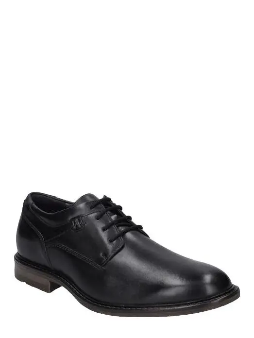 Josef Seibel Earl Plain Toe Derby - Black Arezzo