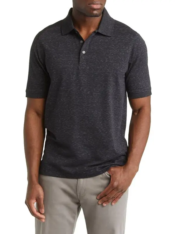 Cutter & Buck Advantage Space Dye Jersey Polo - Dark Black