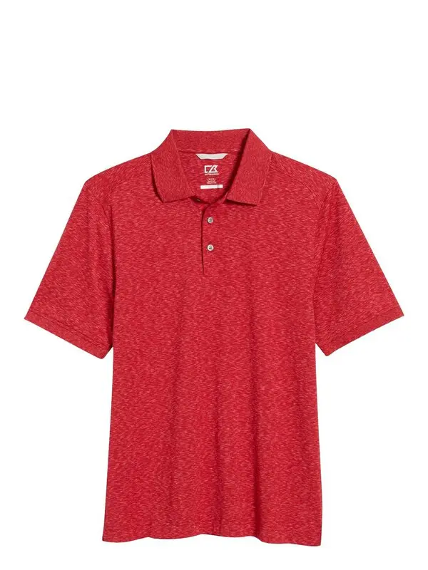 Cutter & Buck Advantage Space Dye Jersey Polo - Dark Cardinal