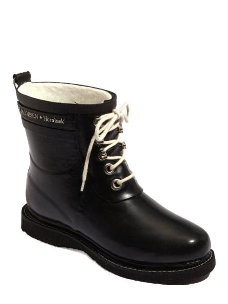ILSE JACOBSEN Hornbæk Rubber Rain Boots - Black