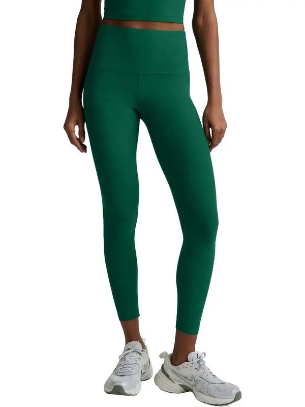 Beyond Yoga Caught In The Midi High Waist Leggings - Legacy Pine Heather