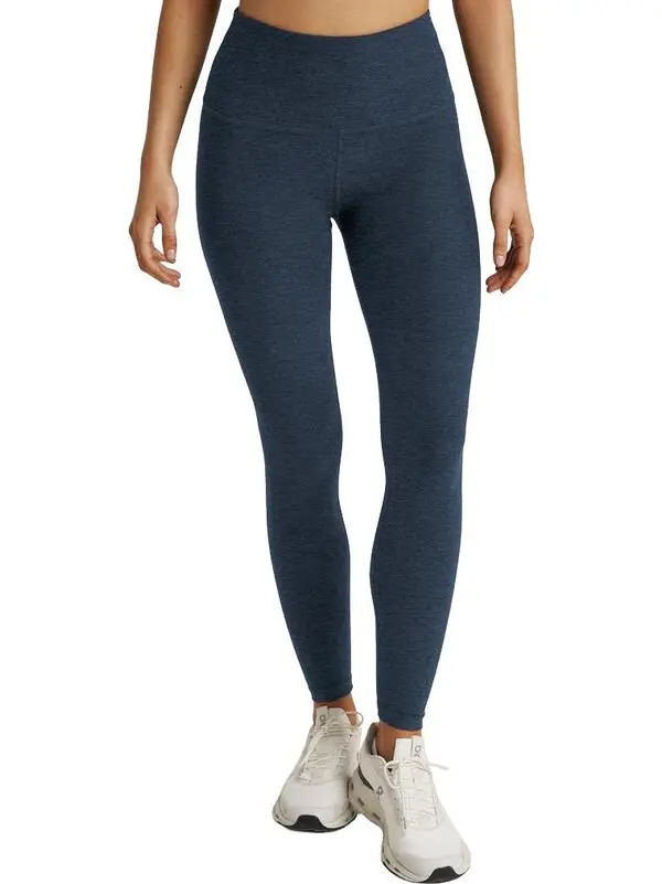 Beyond Yoga Caught In The Midi High Waist Leggings - Nocturnal Navy