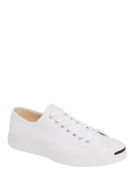 CONVERSE Jack Purcell Low Top Sneaker - White/white/black
