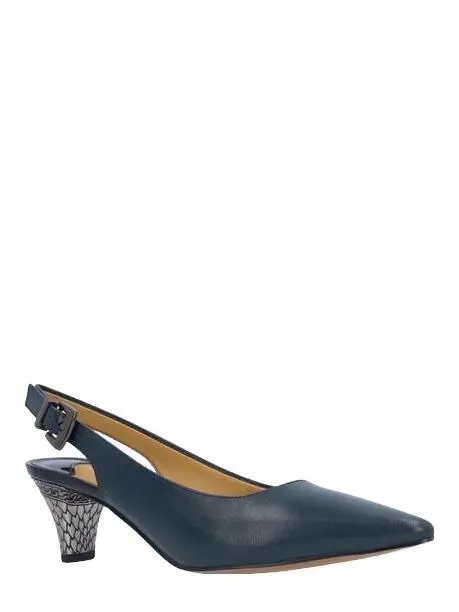 J. Reneé Mayetta Slingback Pumps - Navy