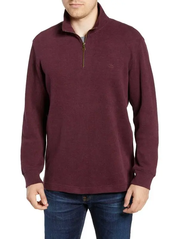 Rodd & Gunn Alton Ave Pullover Sweatshirt - Burgundy