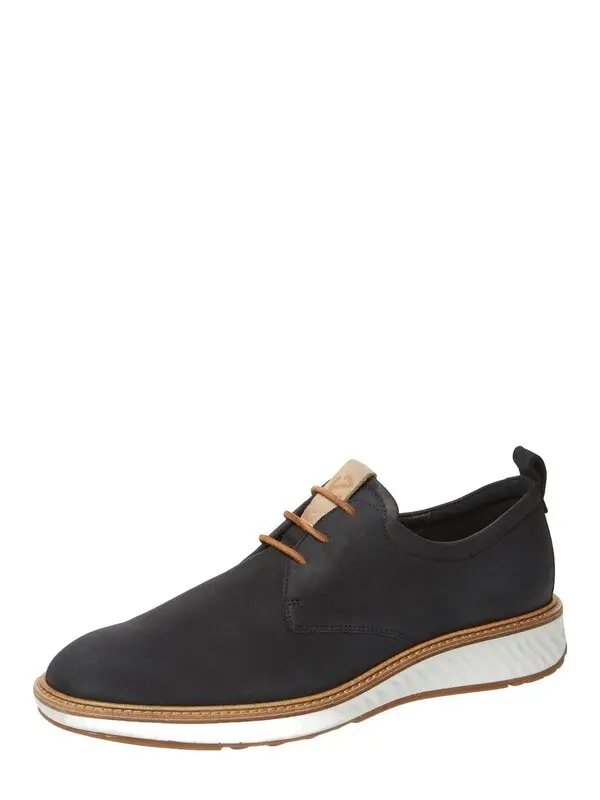 Ecco St.1 Hybrid Plain Toe Derby - Black