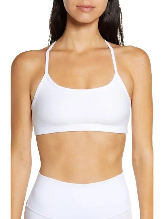 Beyond Yoga Space Dye Slim Racerback Sports Bra - Cloud White