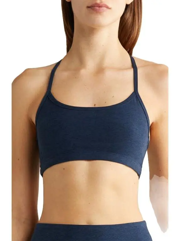 Beyond Yoga Space Dye Slim Racerback Sports Bra - Nocturnal Navy