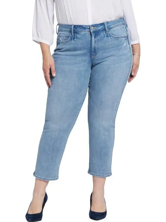 NYDJ Marilyn Ankle Straight Leg Jeans - Lakefront