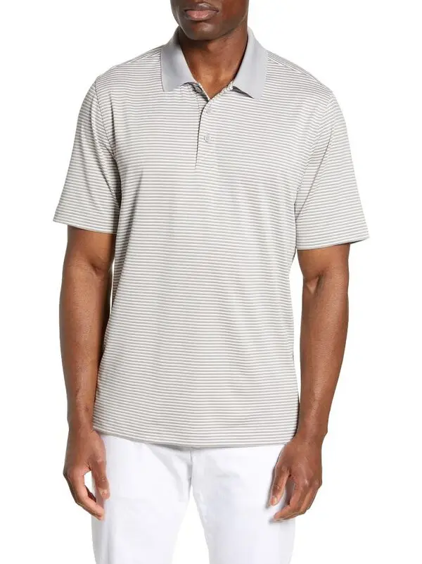 Cutter & Buck Forge Drytec Stripe Performance Polo - Polished