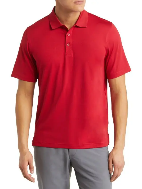 Cutter & Buck Forge Drytec Solid Performance Polo - Cardinal Red