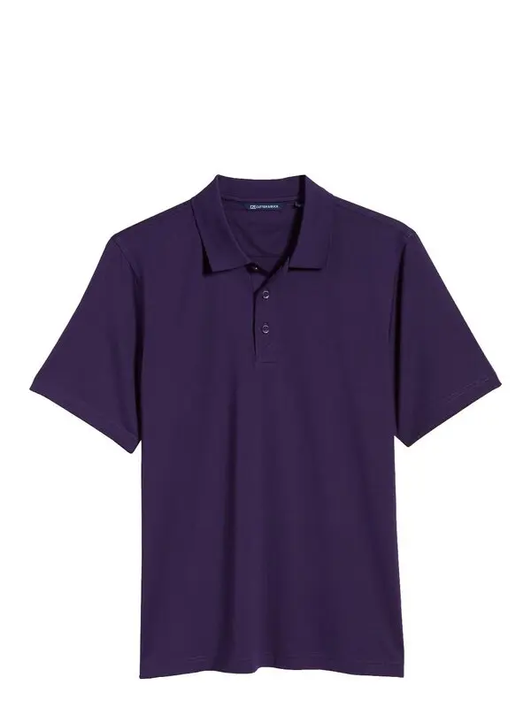 Cutter & Buck Forge Drytec Solid Performance Polo - College Purple