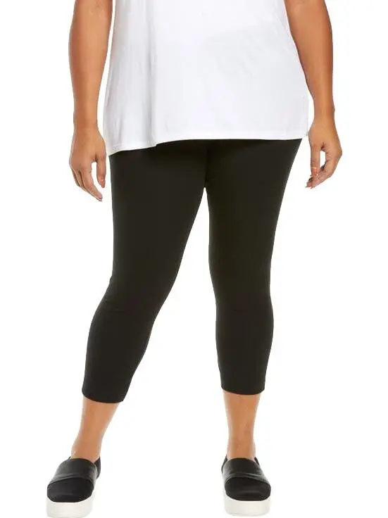 Lyssé Ntials Crop Leggings - Black