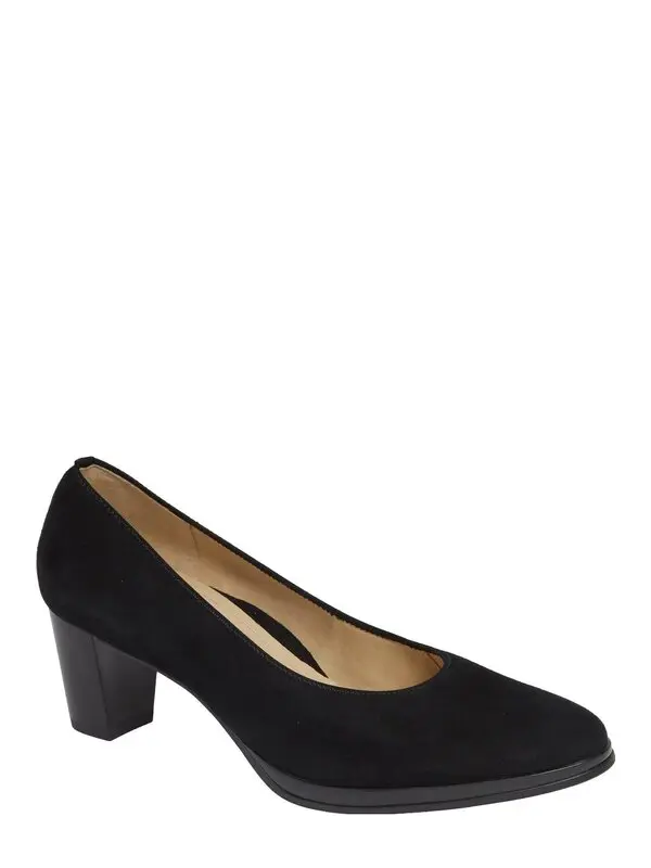 ARA Ophelia Pump - Black/black Suede