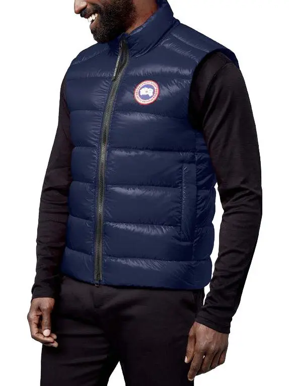 Canada Goose Crofton Water Resistant Packable Quilted Down Vest - Atlantic Navy