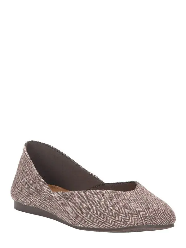 Lucky Brand Alba Skimmer Flat - Brown Multi