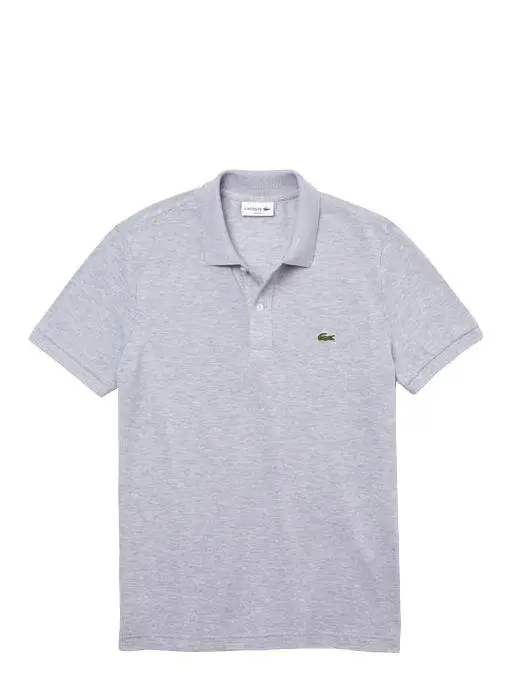 Lacoste Slim Fit Piqué Polo - Silver Chine