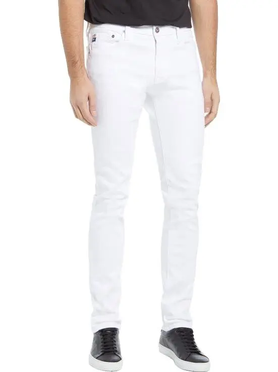 Ag Tellis Slim Fit Jeans - White