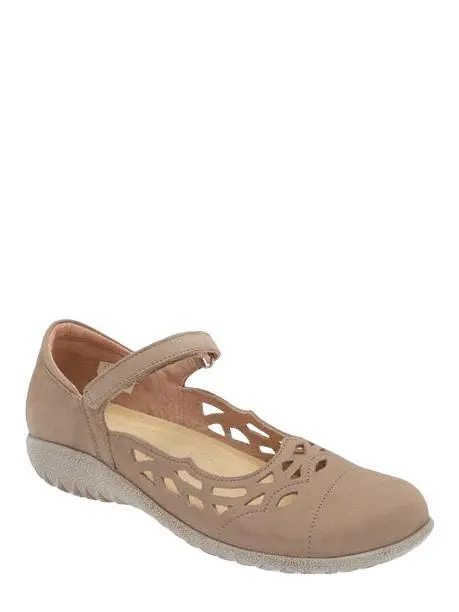 Naot Agathis Mary Jane Flat - Stone Nubuck