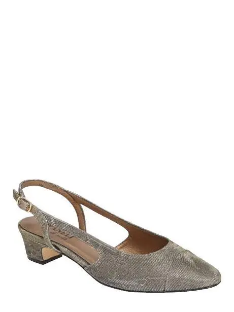 Vaneli Aliz' Slingback Pump - Platinum Fabric