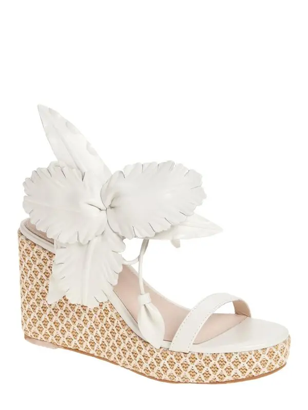 CECELIA NEW YORK Lily Platform Wedge Sandal - Alabaster Multi