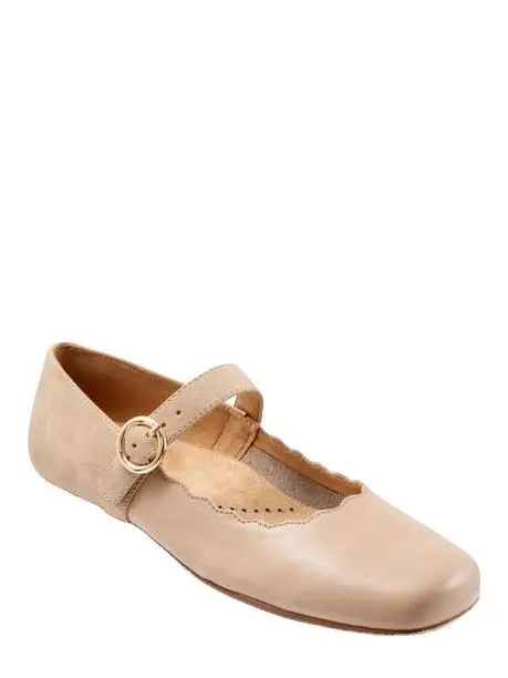 Trotters Sugar Mary Jane Flat - Nude