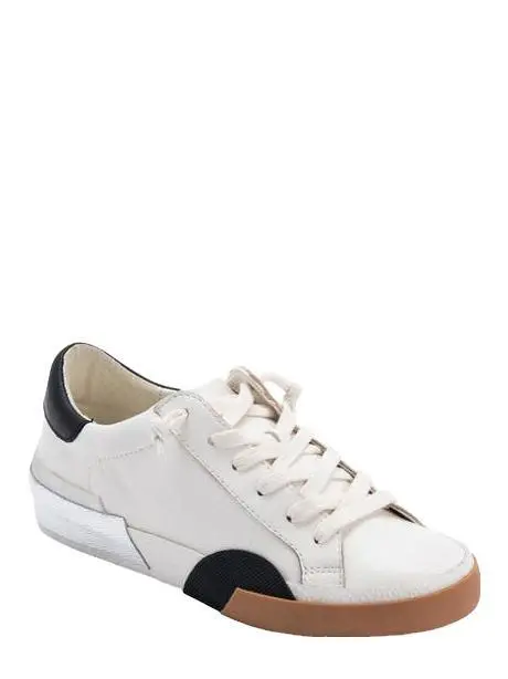 Dolce Vita Zina Low-top Sneakers - White/ Black Leather