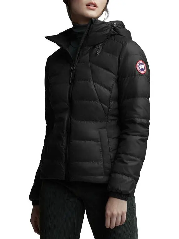 Canada Goose Abbott Packable Hooded Down Jacket - Black - Noir